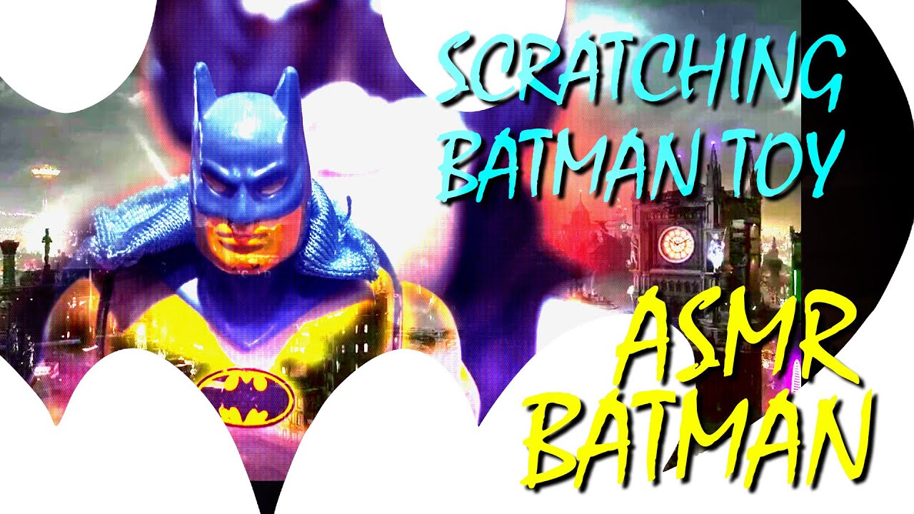 ASMR Scratching a Blue Batman Toy | Fast and Aggressive ASMR 🦇 - YouTube