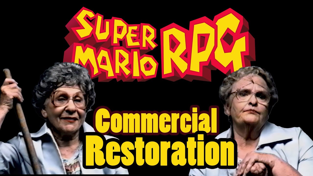 Super Mario RPG Classic Japanese Commercial Restoration - YouTube
