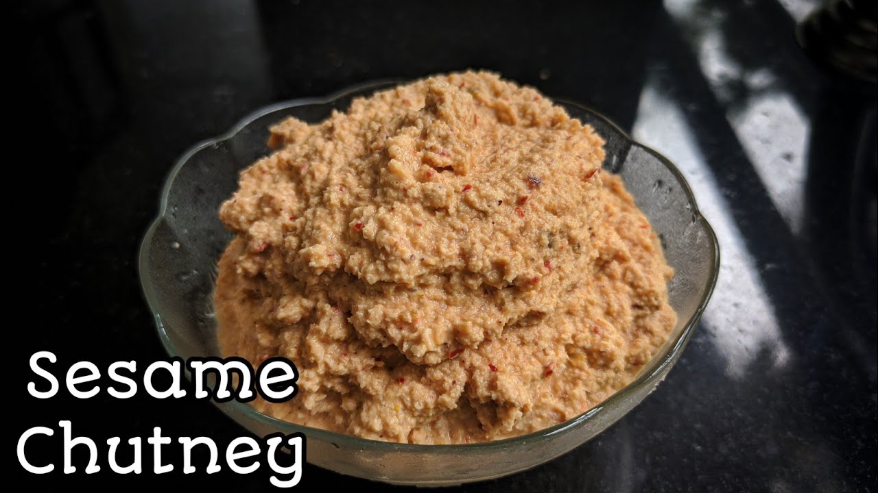 How to make sesame Chutney/til ka chutney - YouTube