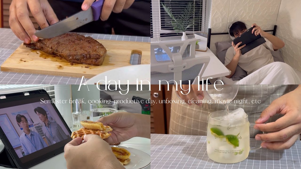 A day in my life || morning routine , skincare , what I eat , aesthetic ...