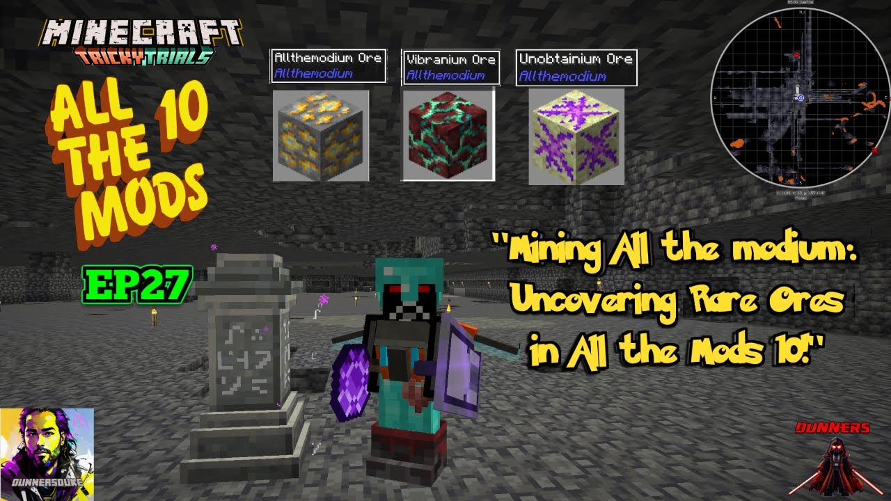 Minecraft “All the Mods 10: “Mining All The Modium: Uncovering Rare ...
