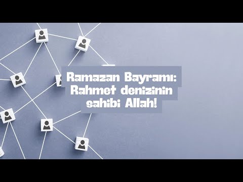 Ramazan Bayramı: Rahmet denizinin sahibi Allah! | B23 - Dr. Haluk Nurbaki