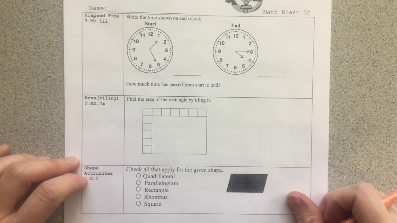 Week 32 Grade 3 - YouTube