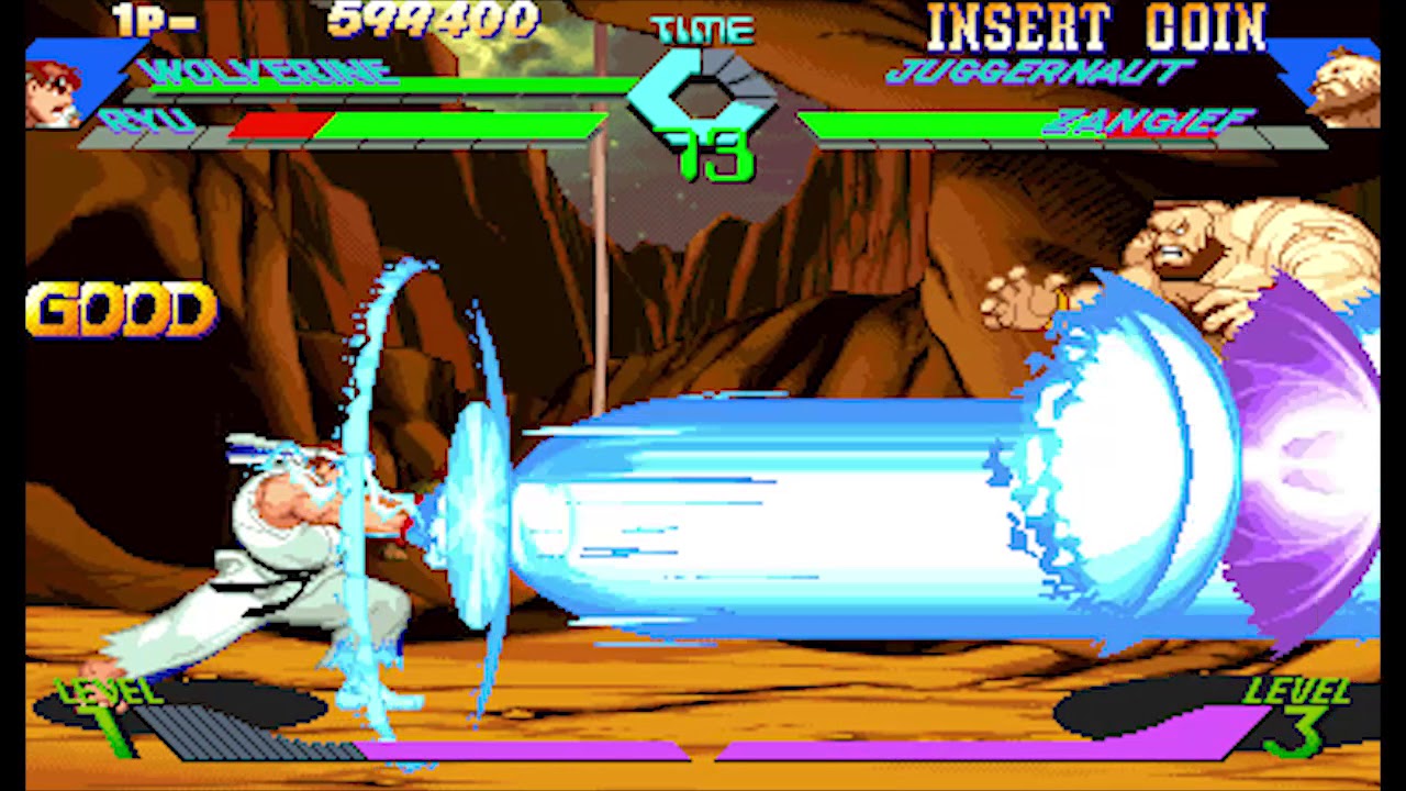 X-Men vs Street Fighter ( Arcade ) - Wolverine / Ryu Playthrough ( June ...