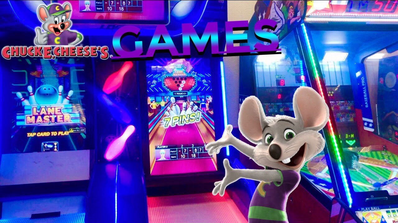 Chuck E Cheese Arcade Games List