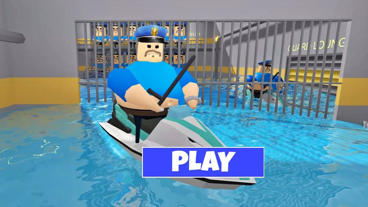 WATER Barry's Prison Run! Scary Obby Full Gameplay #roblox #obby - YouTube
