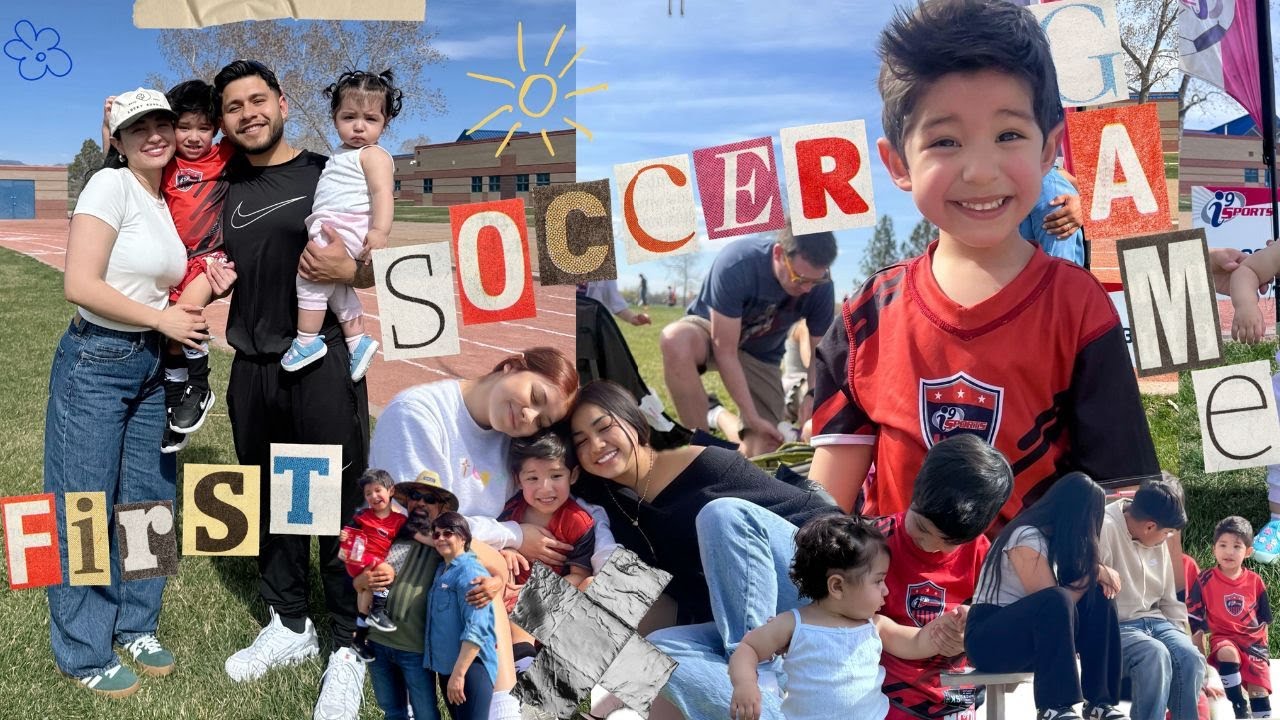 A WEEKEND IN OUR LIFE| FRANCO'S FIRST SOCCER GAME - YouTube