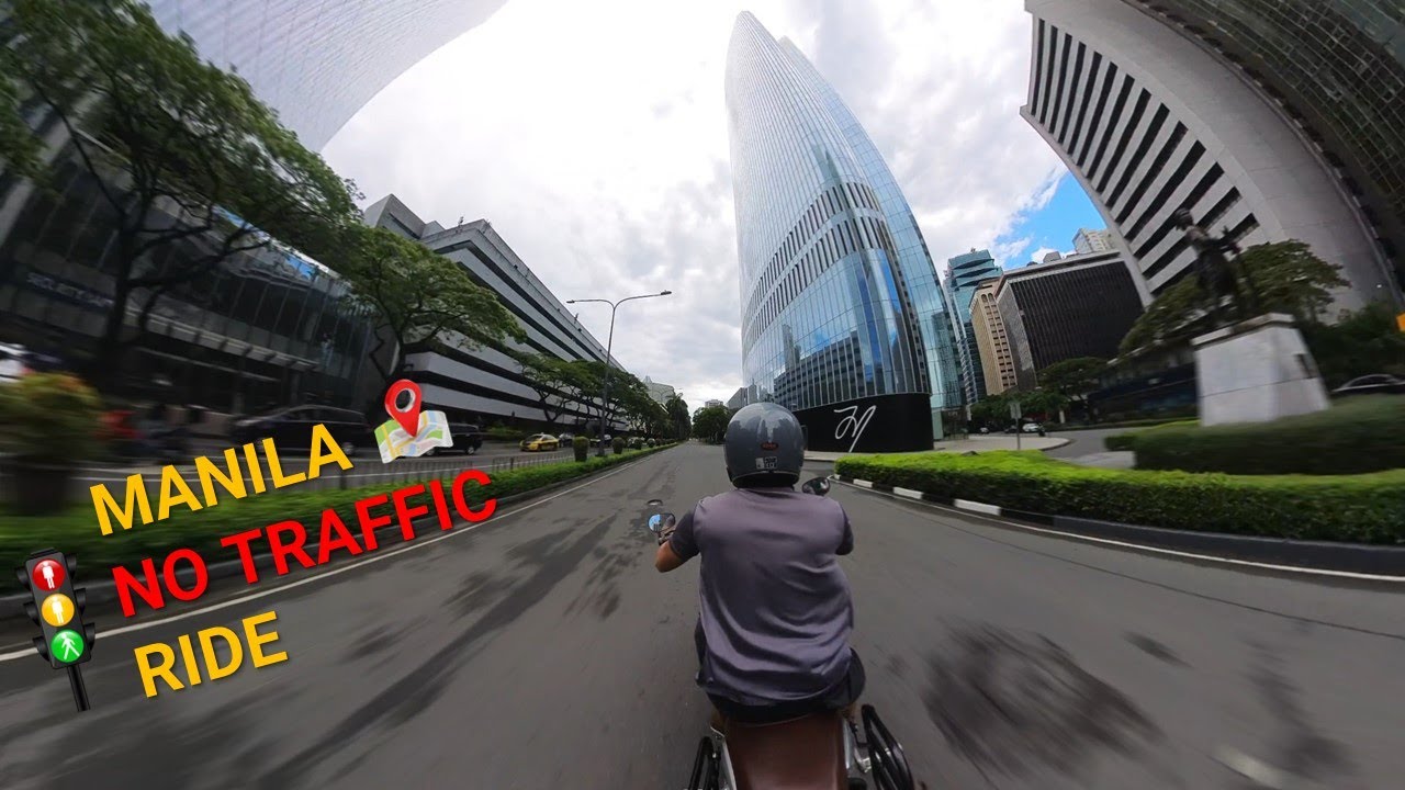 EXPERIENCE NO TRAFFIC RIDE IN MANILA - YouTube