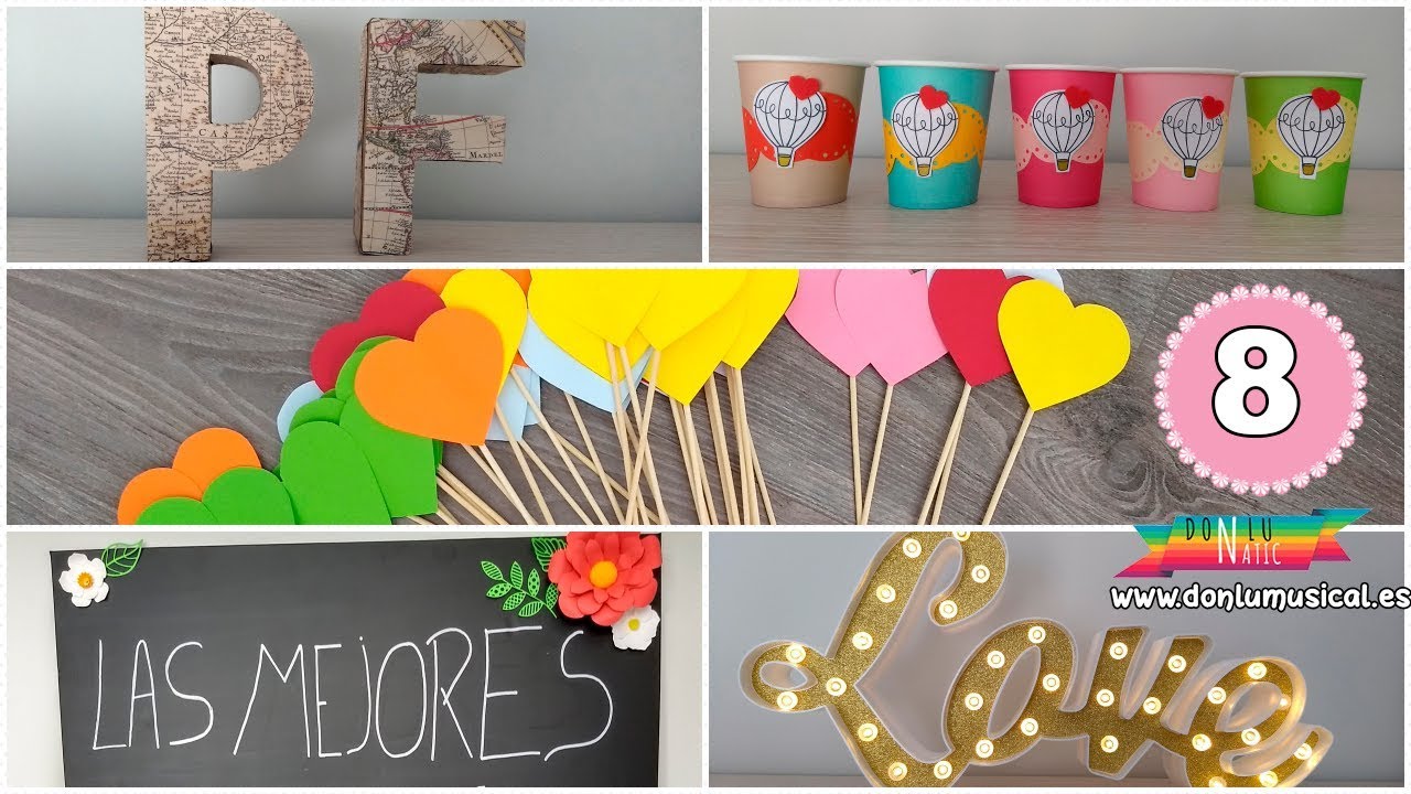 Cómo organizar una fiesta. 5 ideas de decoración - YouTube