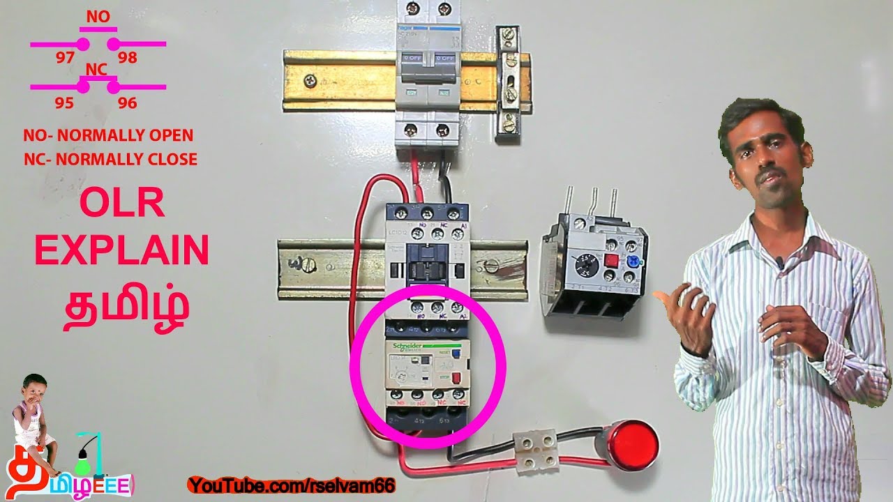 How to use Olr over load relay in Tamil and English - YouTube