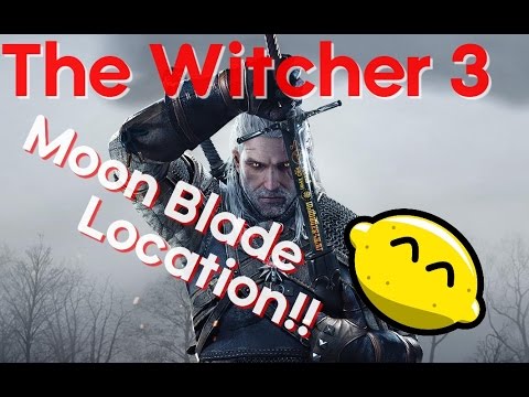 The witcher 3: Moonblade Silver Sword location - YouTube