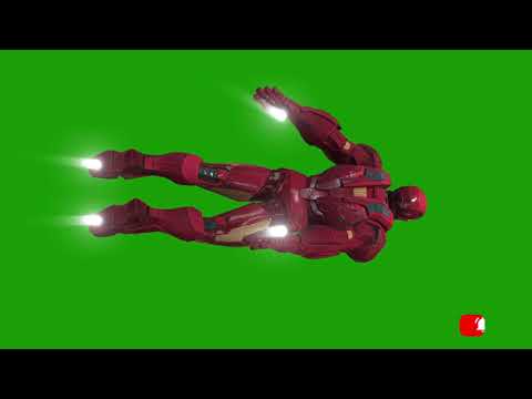 IRON MAN, ENDGAME FLYING *GREEN SCREEN* (NO-COPYRIGHT) - YouTube