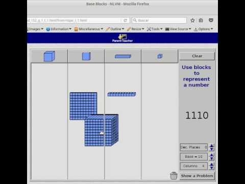 NLVM BASE TEN BLOCKS - YouTube
