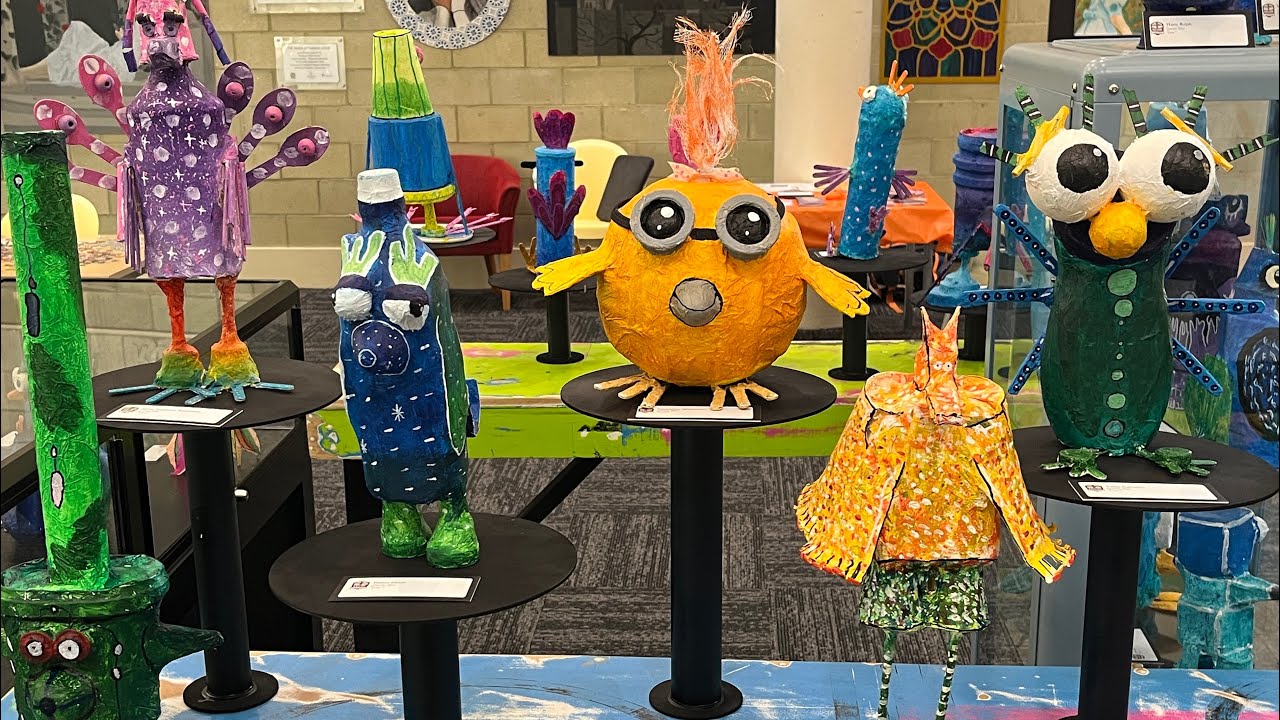 Tranby College Sculpture (Year 7) and Art (Year 8) - YouTube