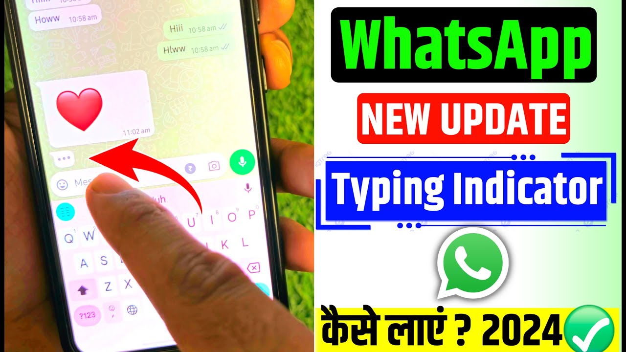 WhatsApp redesigned typing indicator | WhatsApp chat typing bubble ...