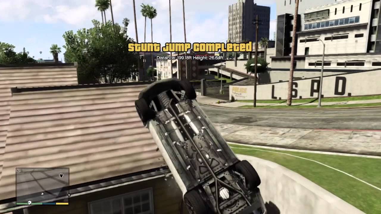 All 50 GTA V Stunt Jumps - YouTube
