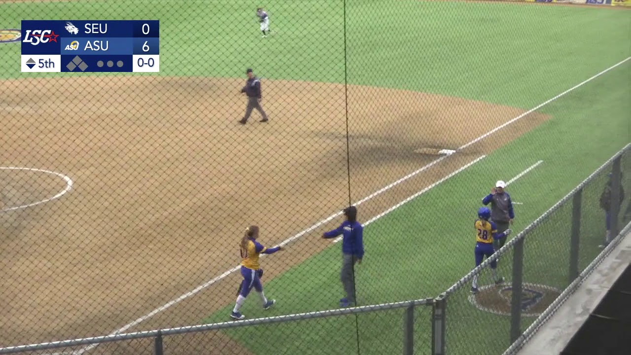 Angelo State Rambelle Softball vs StEDU Mar 8 2020 Highlights - YouTube