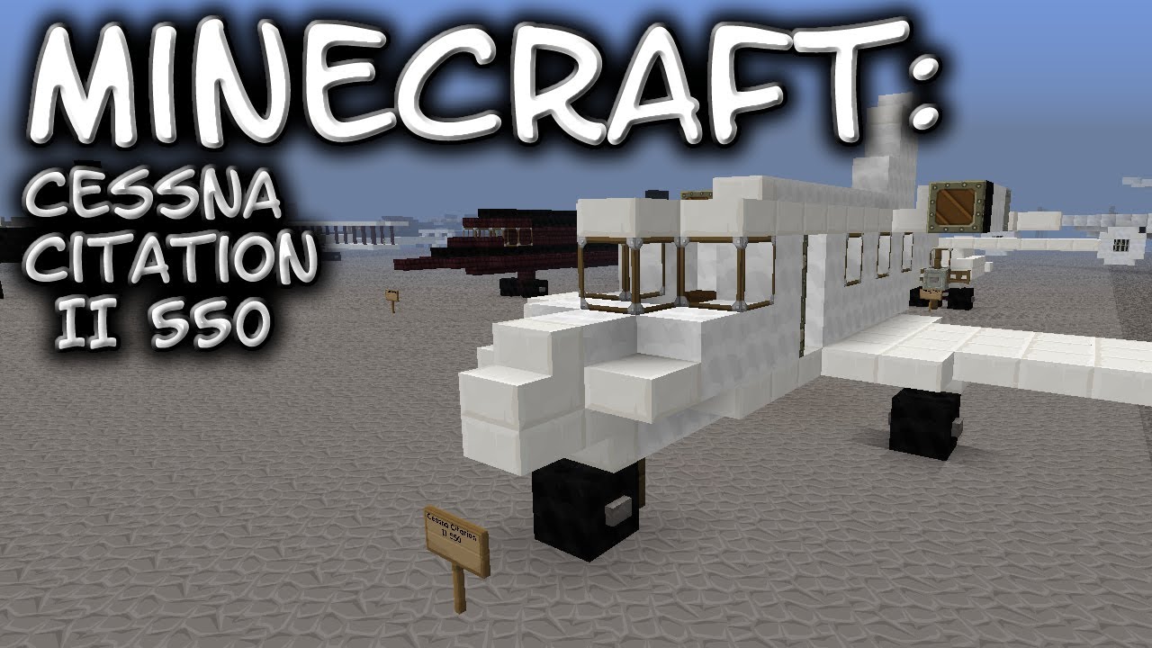 Minecraft: Cessna Citation II 550 Tutorial - YouTube