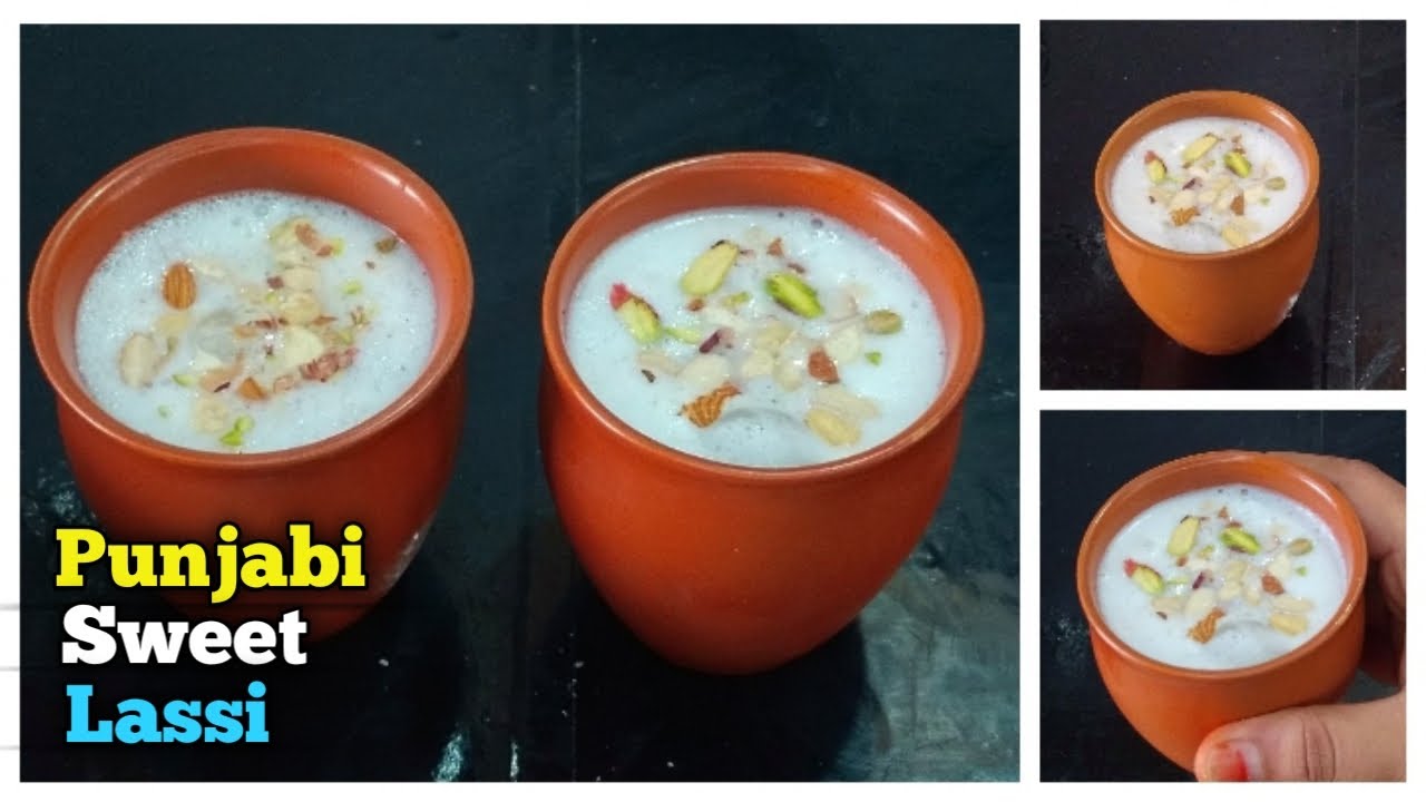 Punjabi sweet lassi🍹|| ఎండ వేడిని తట్టుకోవడానికి ఇలా స్వీట్ లస్సీ ...