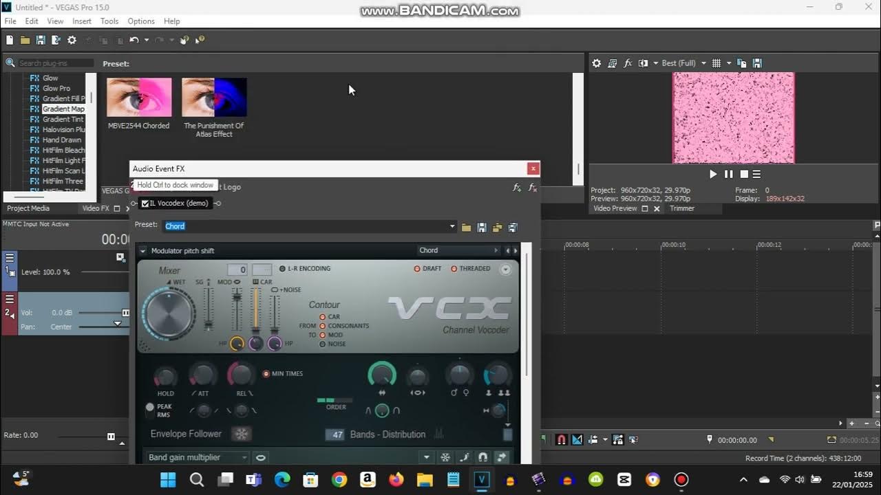 (REQUESTED) How To Make MBVE2544 Flanged Pulse On Sony Vegas Pro - YouTube