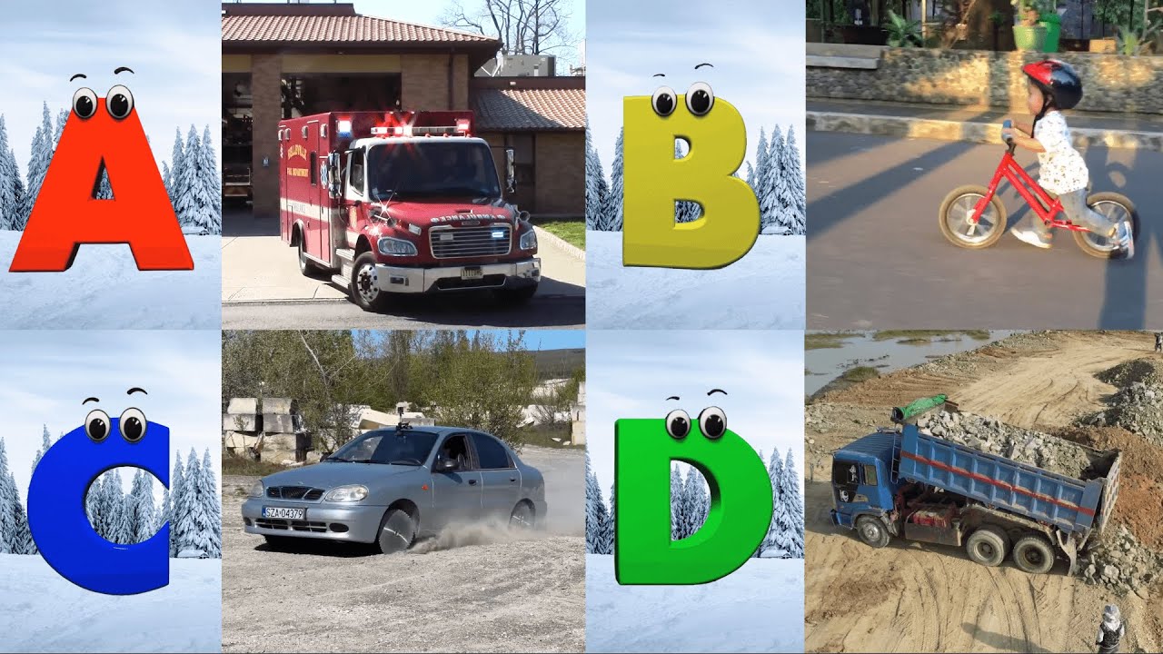Vehicles ABC Song for Todders | Vehicles Alphabet Song | Phonics for ...
