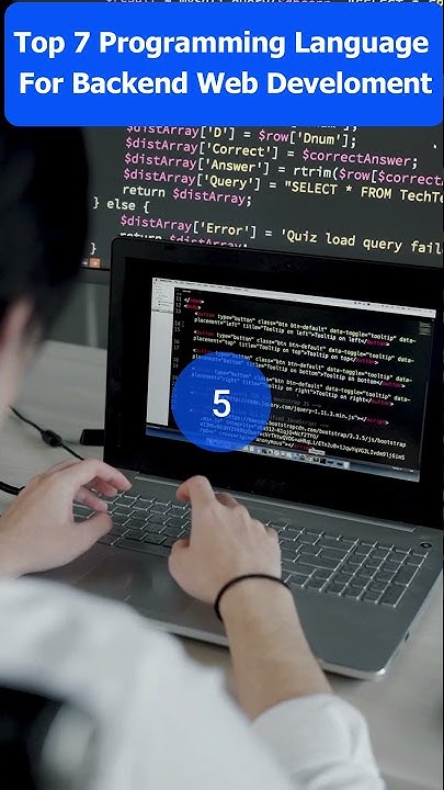 top backend programming language | top 7 programming languages - YouTube