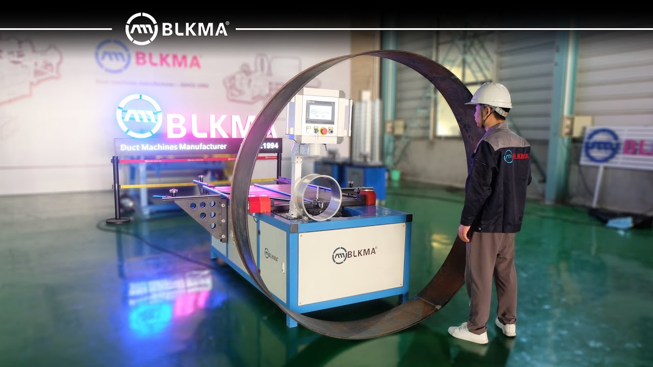 BLKMA Round tube duct flange flanging machine / Tube flanging machine ...