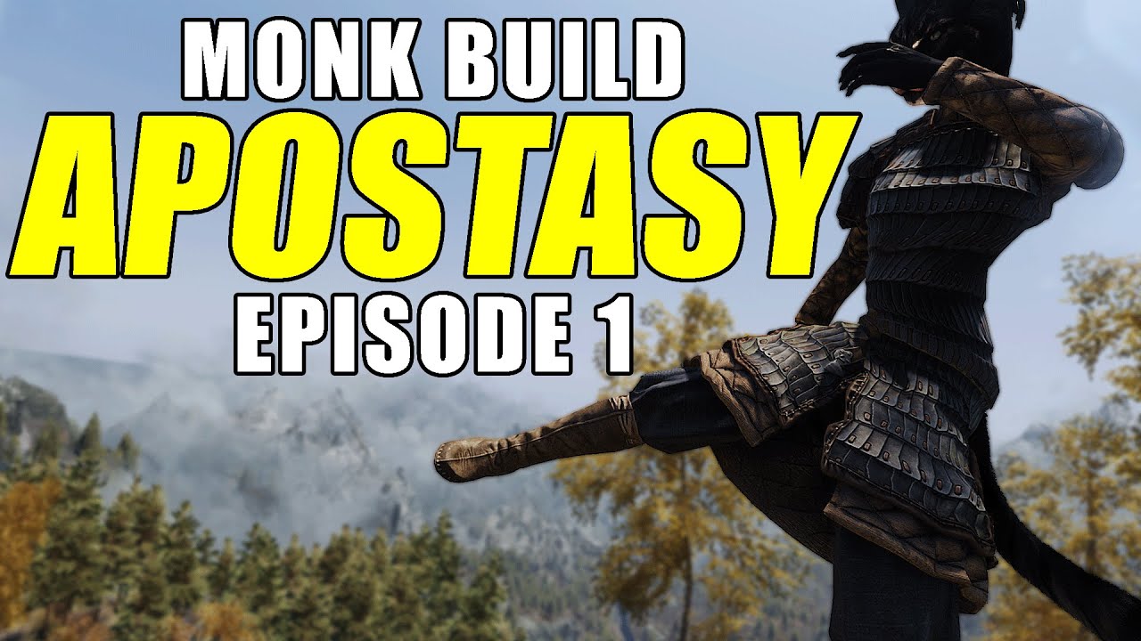 KHAJIIT MONK BUILD | Skyrim: Apostasy - Episode 1 | 3000+ Mods - YouTube