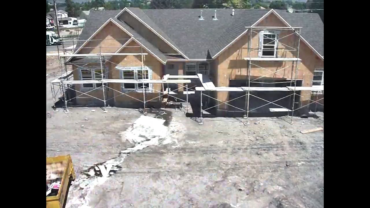 Time Lapse of New Home Construction - YouTube