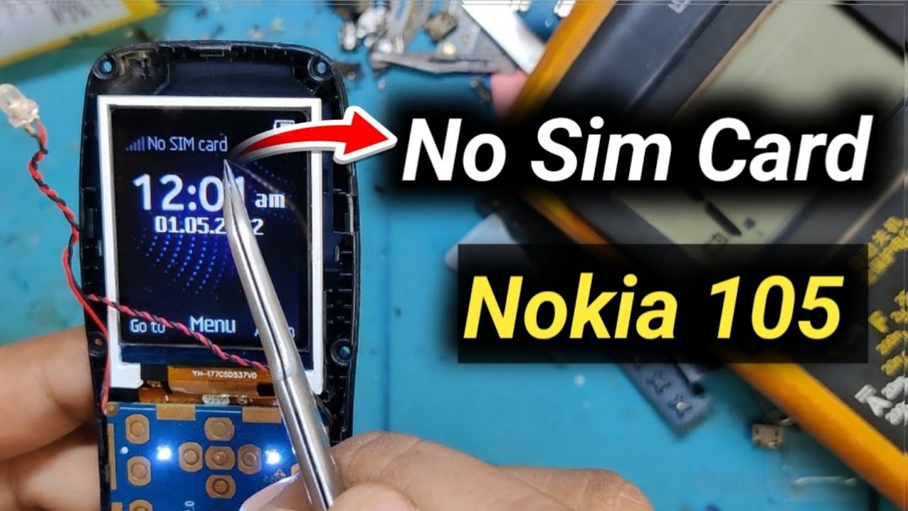 Nokia 105 No Sim Card Tresing and Fix! 100% work🚫. Nokia TA-1423 - YouTube