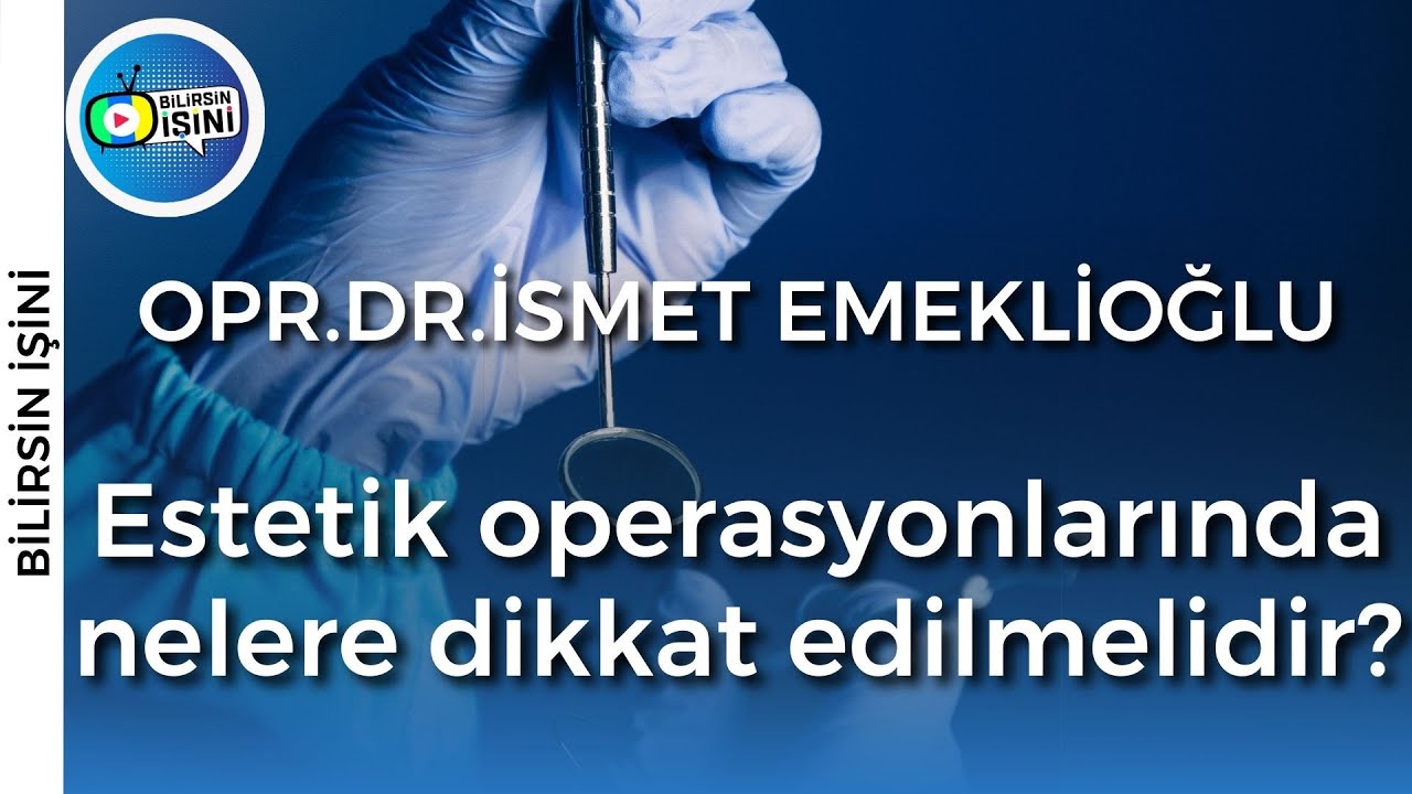 OPR.DR.İSMET EMEKLİOĞLU | EUROSTAR TV "Bilirsin İşini" - YouTube