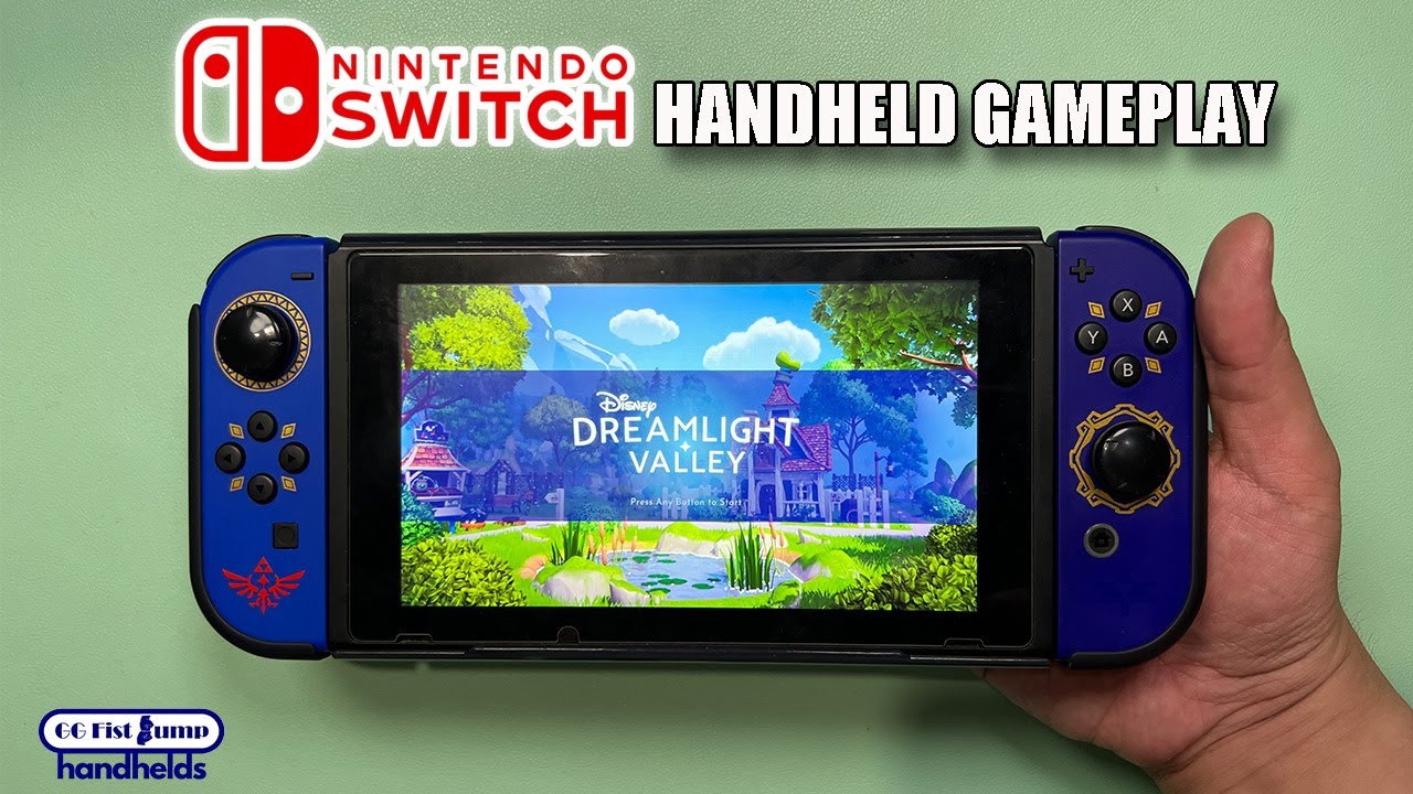Disney Dreamlight Valley on NINTENDO SWITCH Handheld Gameplay - YouTube