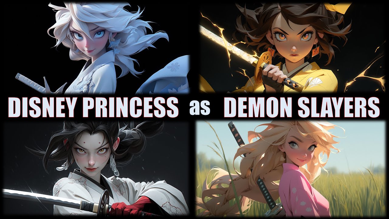 Disney Princess as Demon Slayers - YouTube