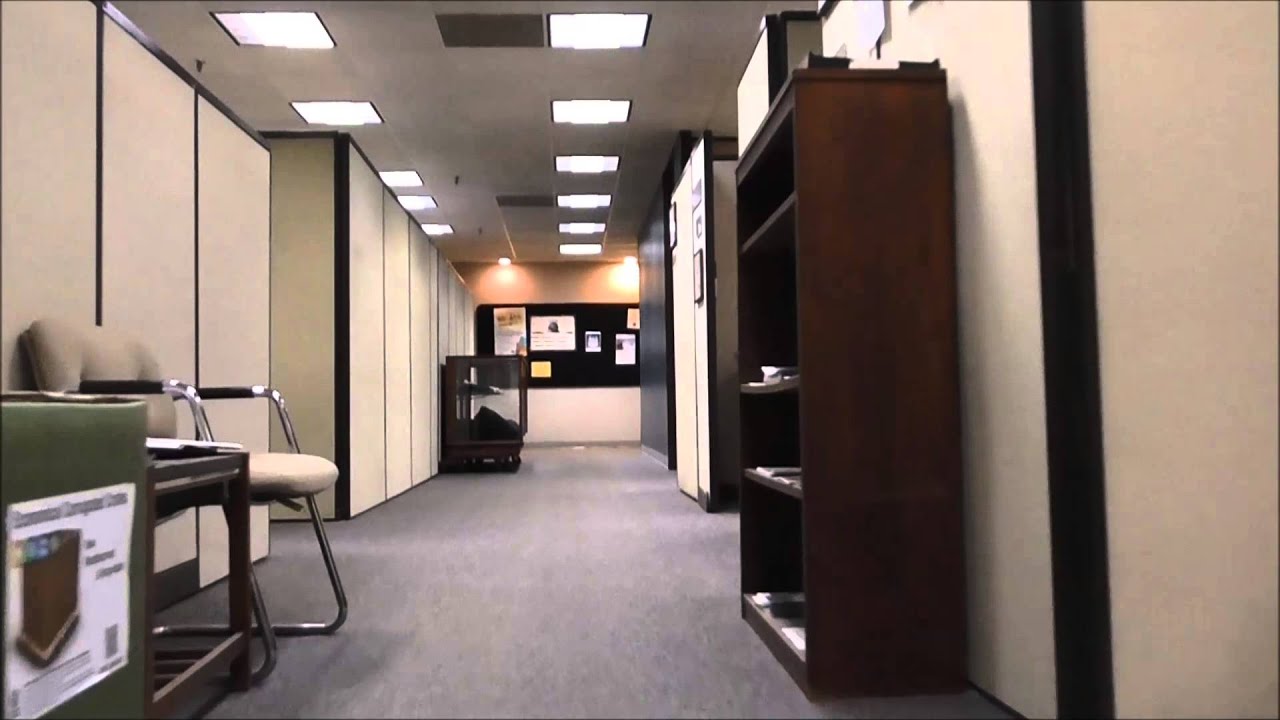 Maze of Cubicles at Office - Camera on Chair [CC video] - YouTube