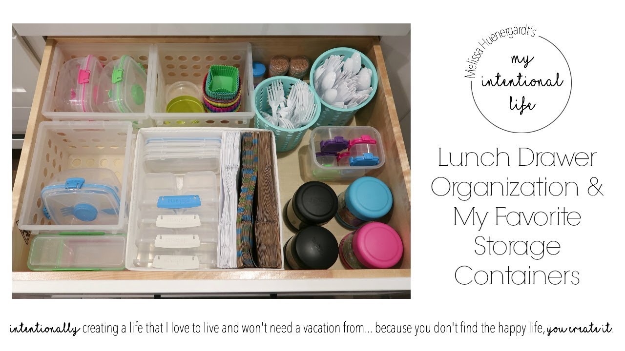 Lunch Drawer Organization | Favorite Storage Containers | My ...