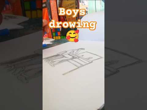 Boy drowing tutoril 🥰😘#art #drawing - YouTube