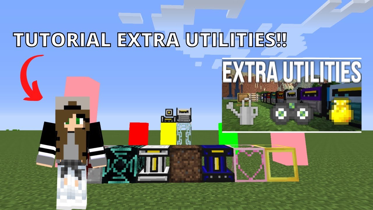 TUTORIAL DO MOD EXTRA UTILITIES!!(mod Minecraft original e Tlauncher ...