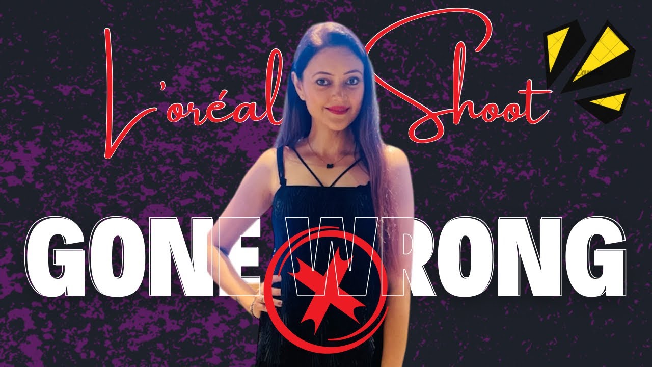 L’oréal Shoot Gone Wrong 😨 - YouTube