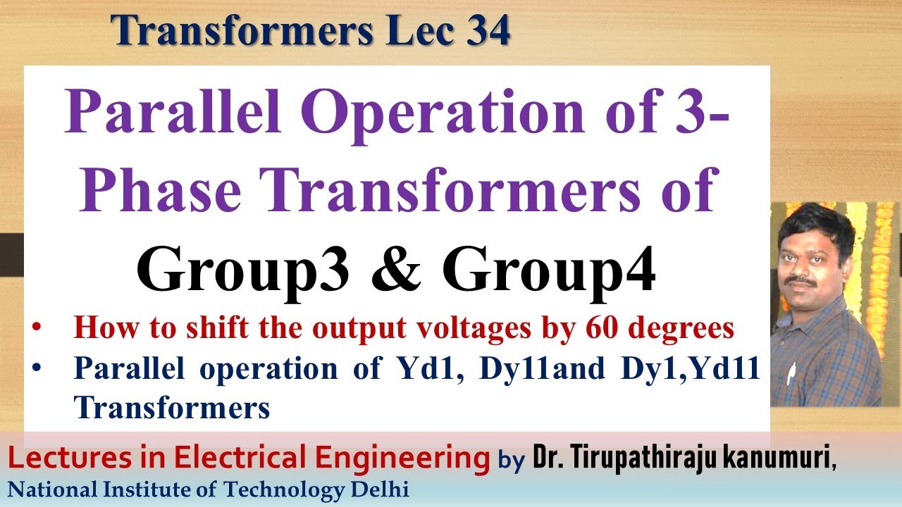 TF34 Parallel Operation of 3 Phase Transformers of Group3 and Group4 ...