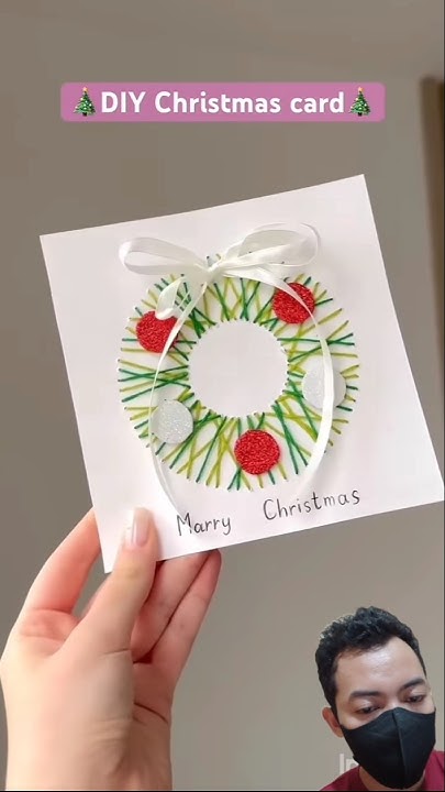 Make Cute Christmas Cards #shorts - YouTube