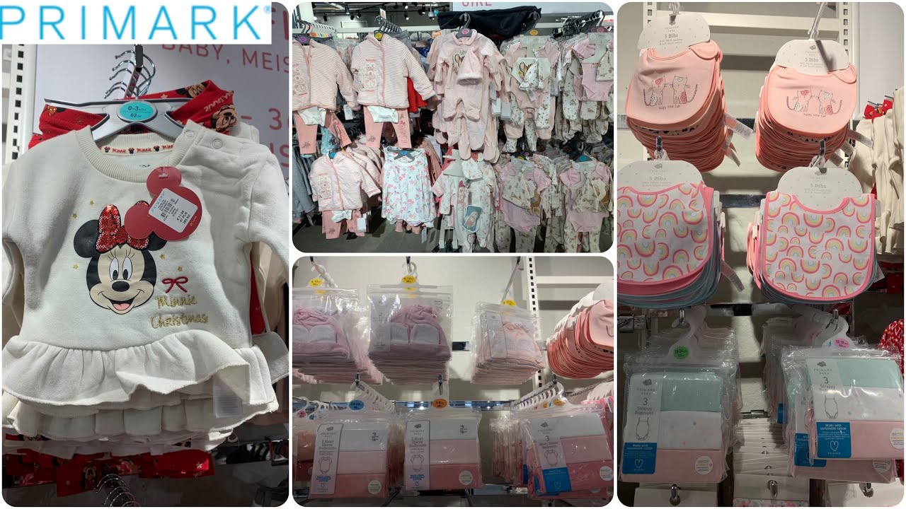Primark newborn baby girls clothes new collection - October 2021 - YouTube