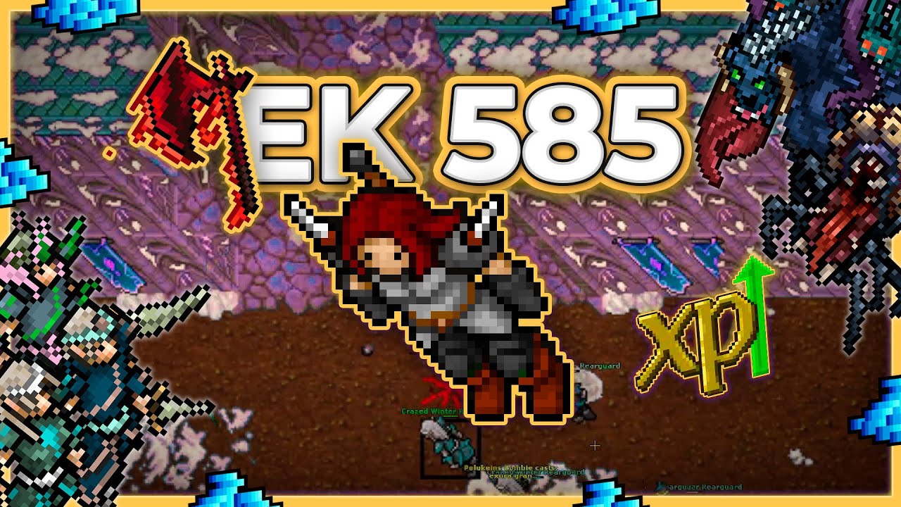 EK 585 + RP Hunt Duo Winter Courts 4.6kk/h + 1.2kk Proft - Tibia Hunt ...