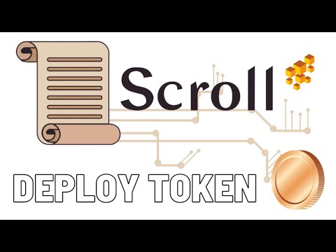 Scroll. Deploy token. Guide по созданию токена в Scroll - YouTube