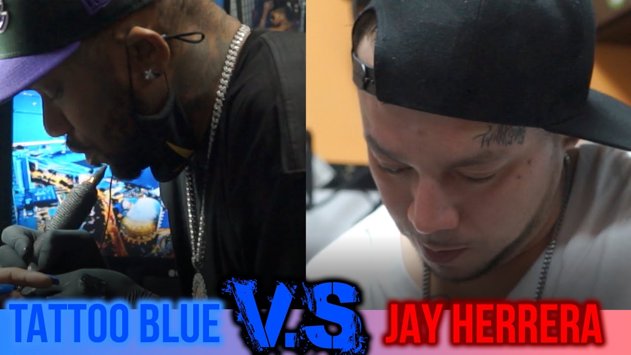 Tattoo Blue V.S Jay Herrera ( The Official Tattoo Battle) NeedleMasters - YouTube