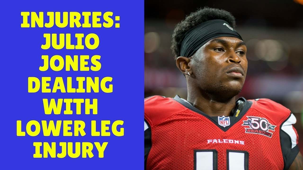 Injuries: Julio Jones dealing with lower leg injury - YouTube