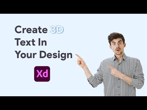 Untitled — Create 3D Text with shadow in Adobe XD or Figma