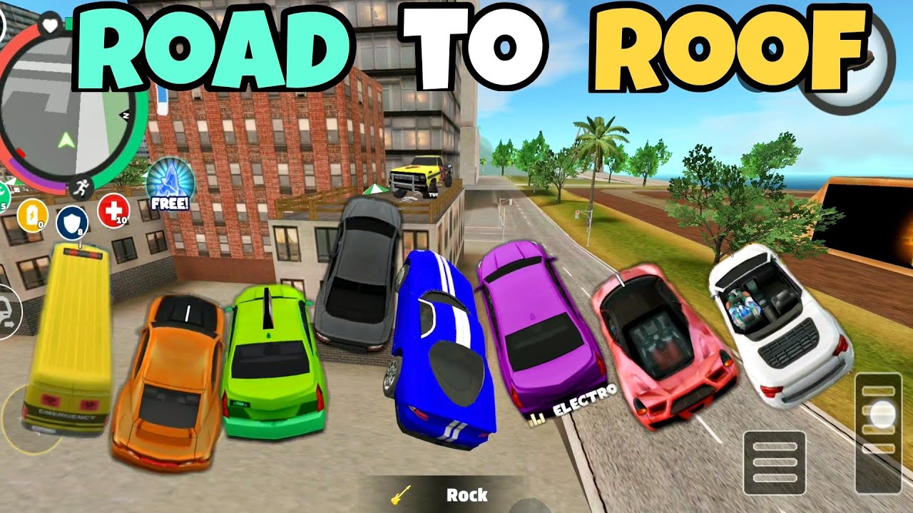 rope hero vice town game | road to roof | rope hero game | rope hero ...