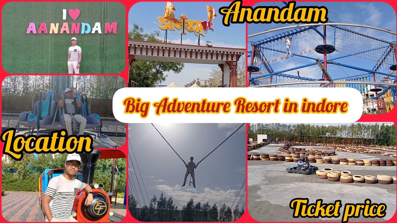 biggest Adventure park in indore 2024||Anandam Adventure Resort Ticket ...