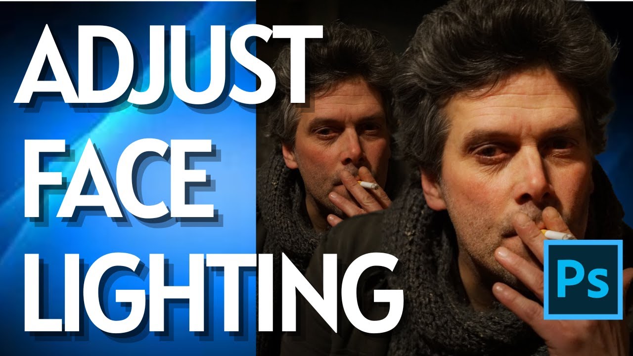 How to Adjust Lighting on Face in Photoshop - YouTube