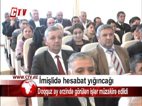 İmişlidə 9 ayın yekununa dair hesabat yığıncağı keçirildi